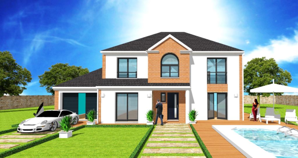 Maison Manoir à étage - Le Designer Français